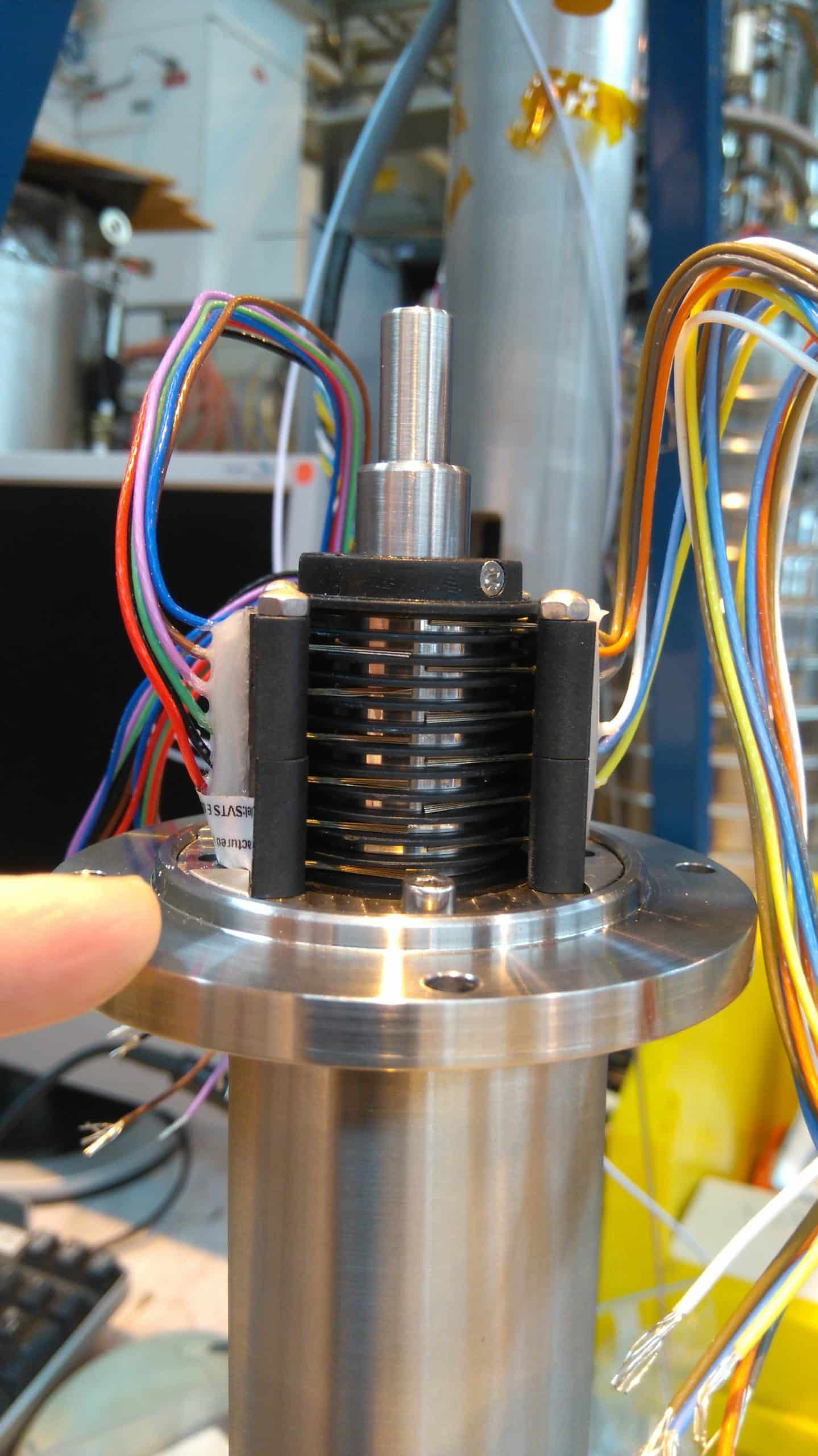 Slip Ring for Cryogenic turbulence tests - Servotecnica